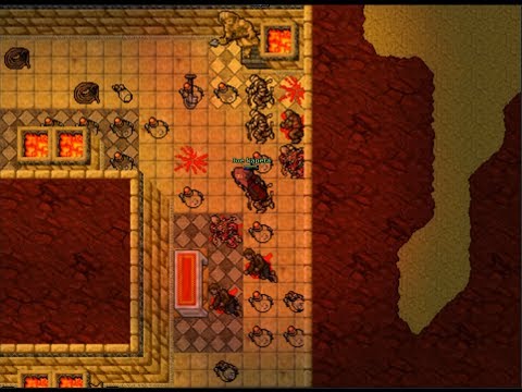 Tibia: Hunting guides 11 (35-60 mages 42-60 paladins / Vampire area ...