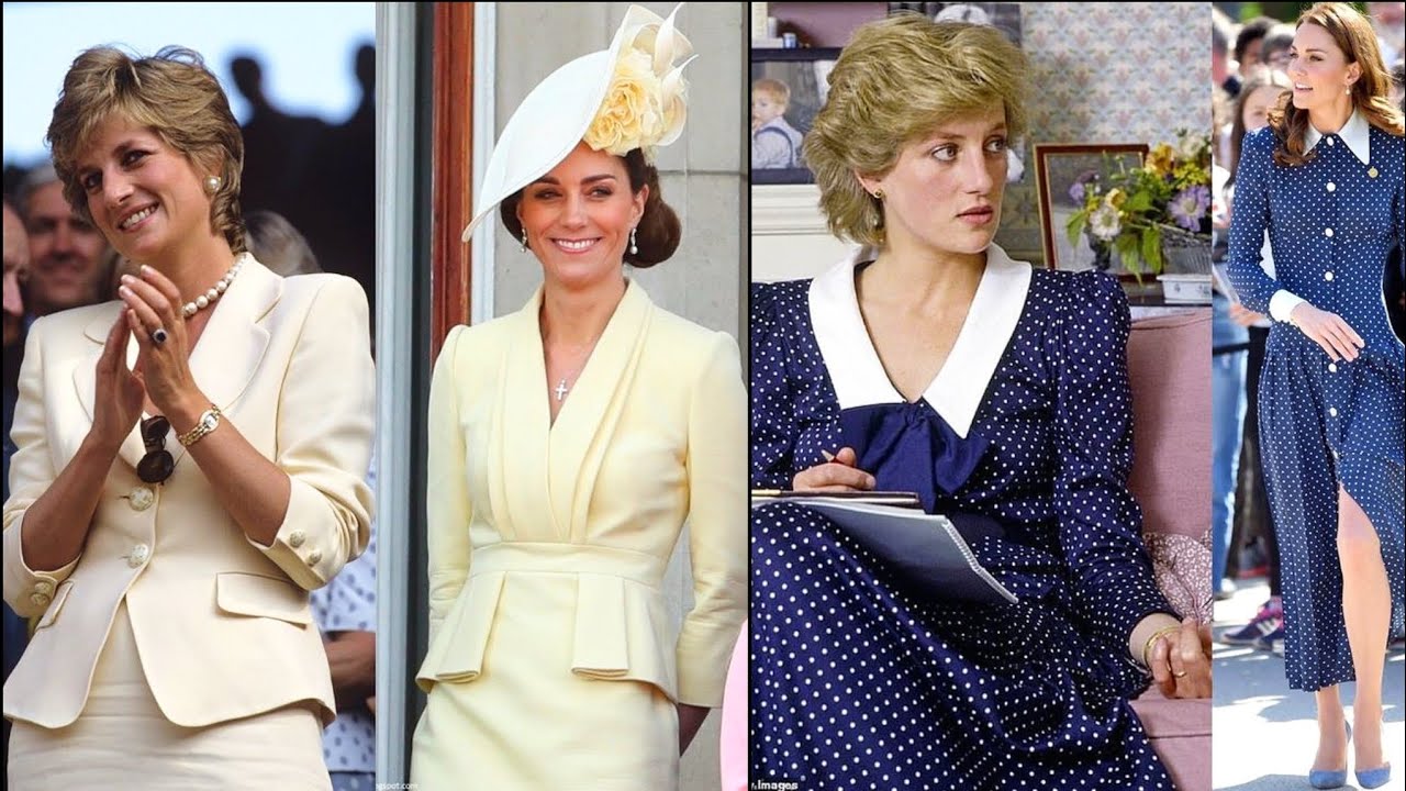 Princess Kate Middleton tribute mother in law princess Diana - YouTube