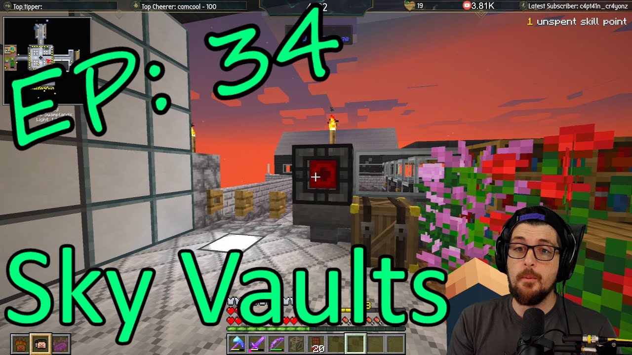 Dank Upgrades Sky Vaults Map Episode 34 Modded Minecraft - YouTube