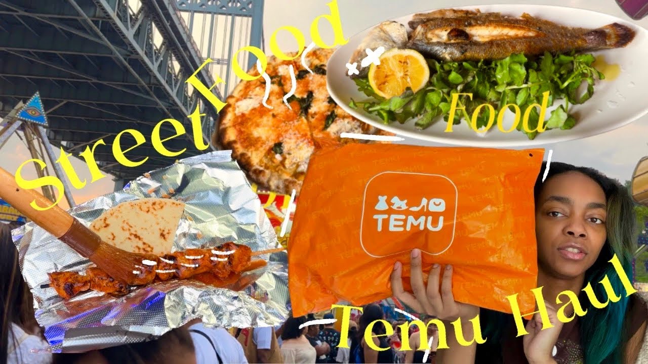 VLOG | 🩵🪼temu haul, astoria fair, shopping, and street food - YouTube