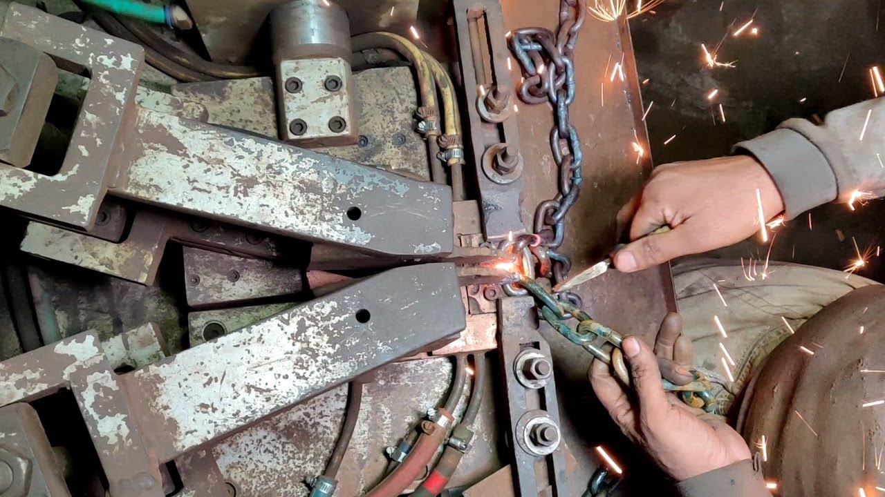 Wow Process of Making Large Chains in Old Procedure Based Factory - YouTube