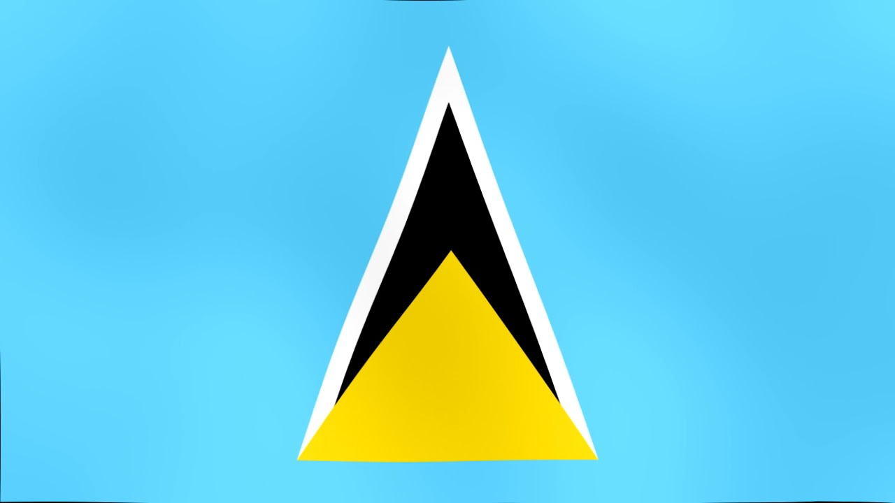 Bandera Ondeando e Himno de Santa Lucía - Flag Waving and Anthem of ...