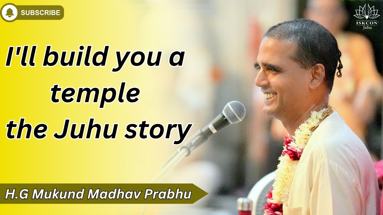 Book Reading I'll build you a temple the juhu story | By H.G Mukund ...