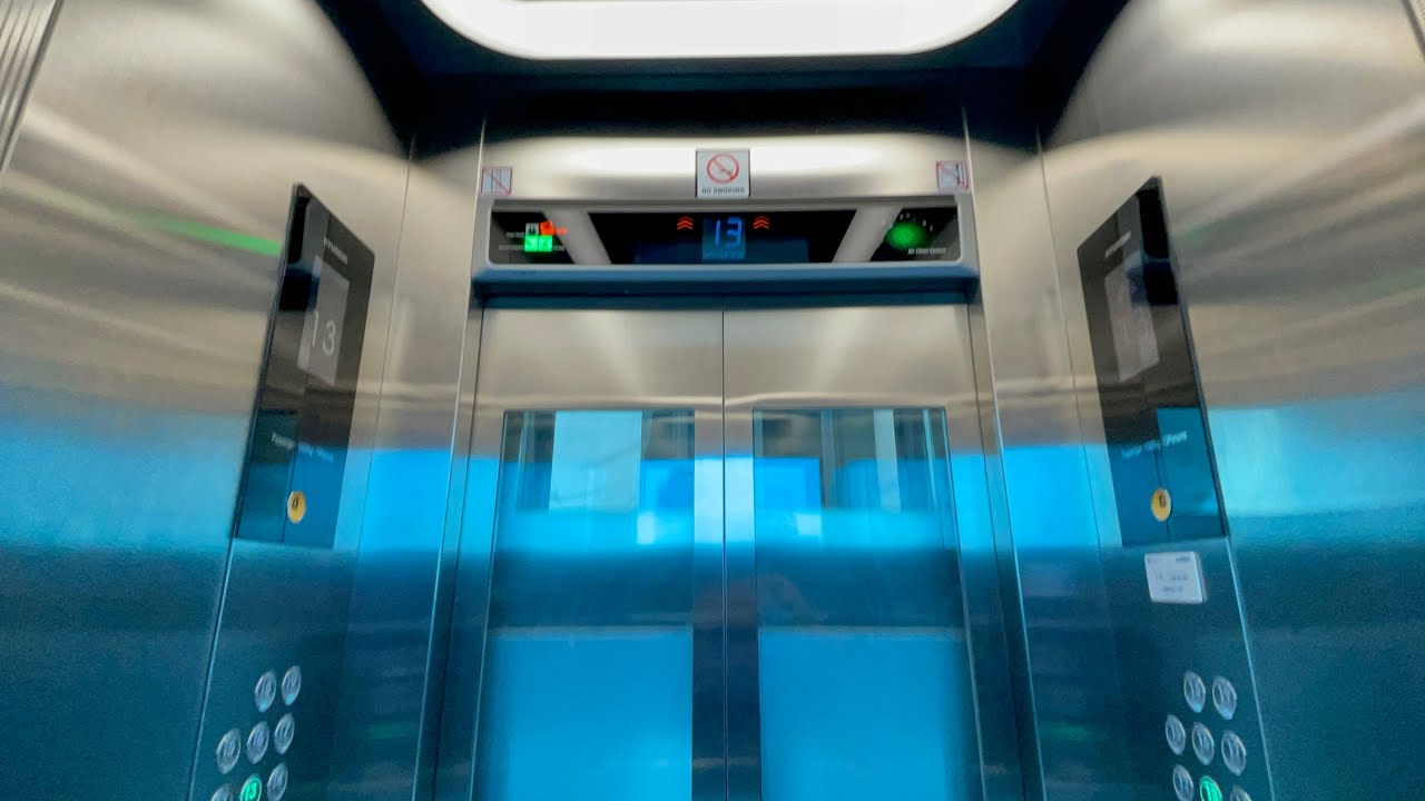 Hyundai Lifts | Awtad Tower, Kuwait City - YouTube