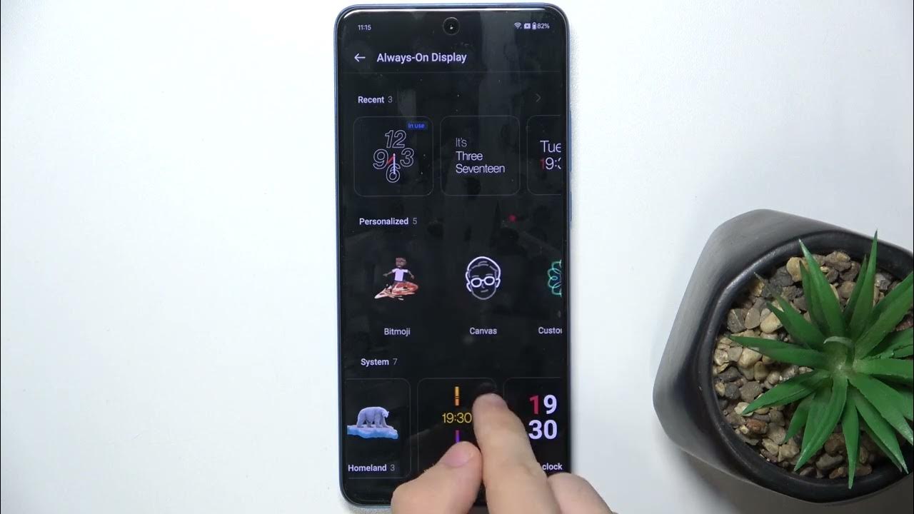 OnePlus Ace 3V - How to Customize Always On Display | Easy Step-by-Step Guide - YouTube