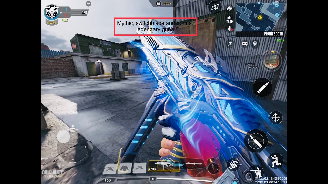 Mythic, switchblade and other legendary's🤯 cod, mobile - YouTube