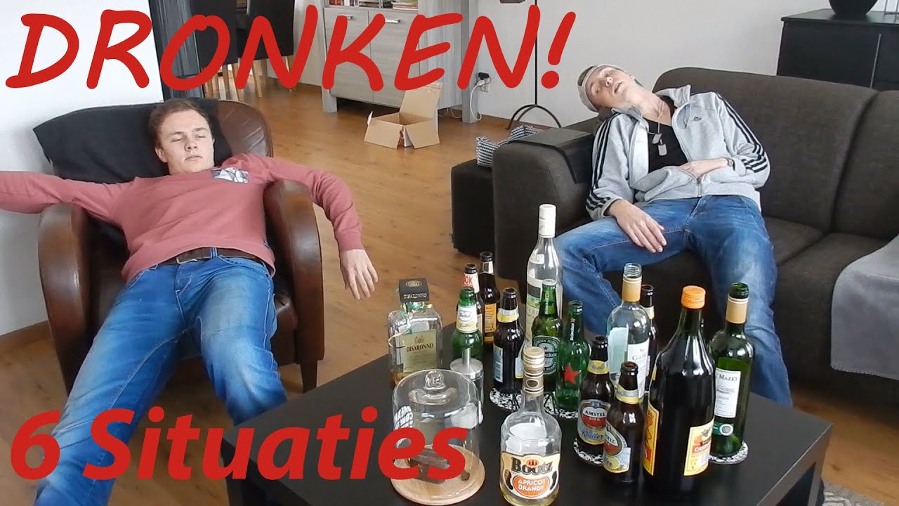 6 SITUATIES WANNEER JE DRONKEN BENT! - YouTube