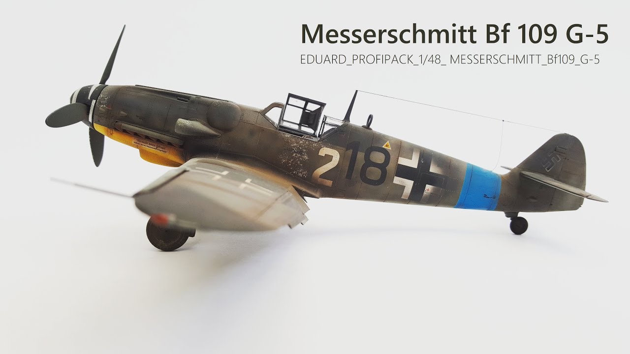 Eduard Messerchmitt Bf 109 G-5 1/48 | The Inner Nerd - YouTube