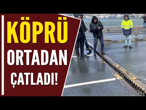 UNKAPANI KÖPRÜSÜ İKİYE AYRILDI