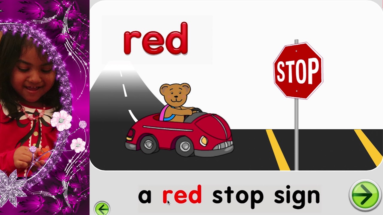 Learn Color RED|Recognize Colors | How to spell the Colour Names with ...