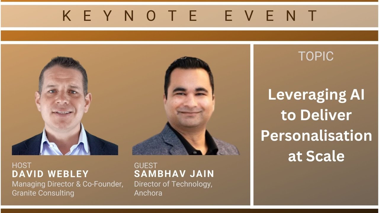CWTL Keynote Event - Leveraging AI to Deliver Personalisation at Scale ...