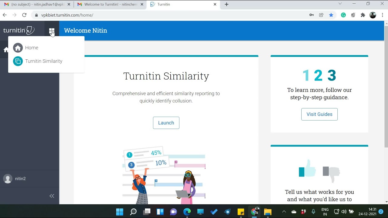 How to Use Turnitin Software for VPKBIET Students - YouTube