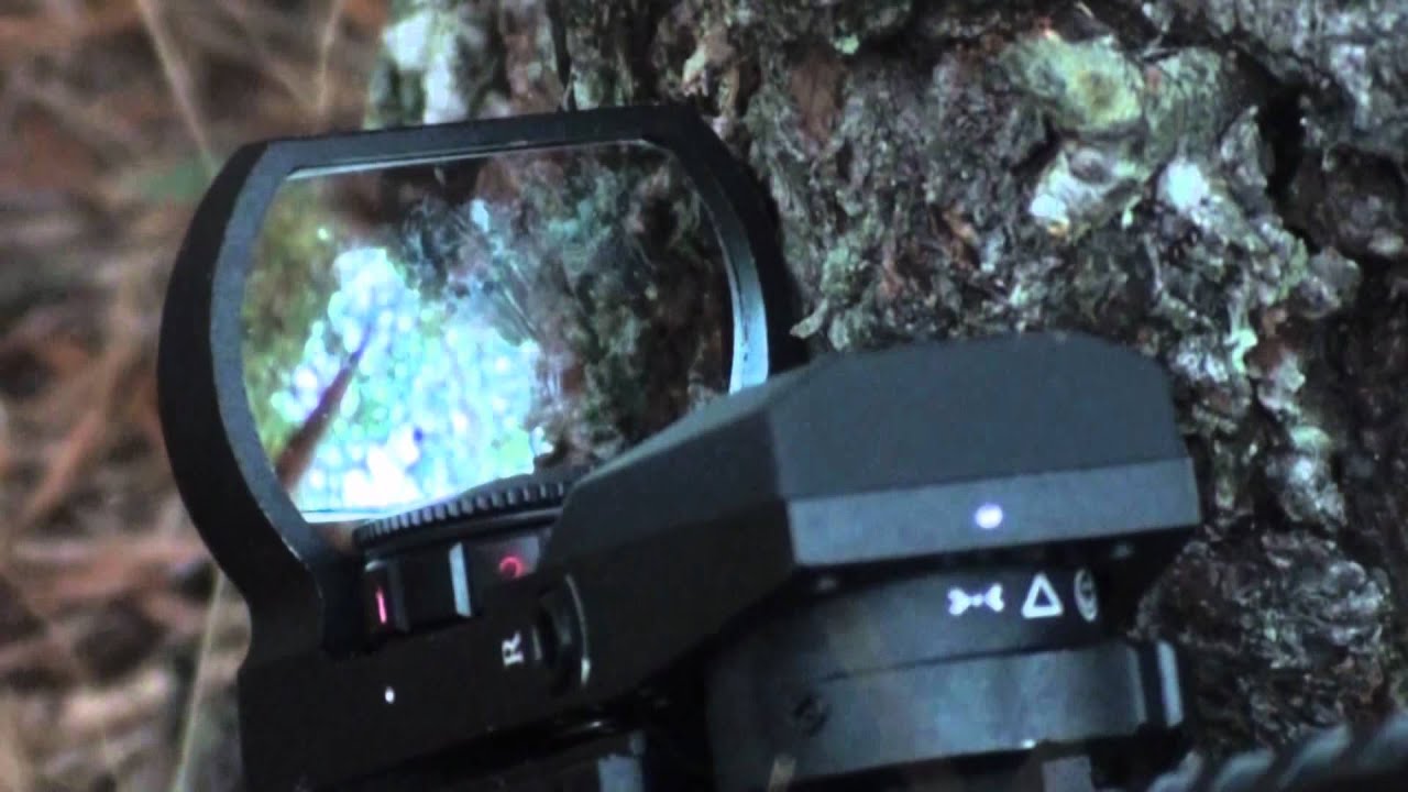 AIM Sports Airsoft Red/Green Dot Sight Review - YouTube