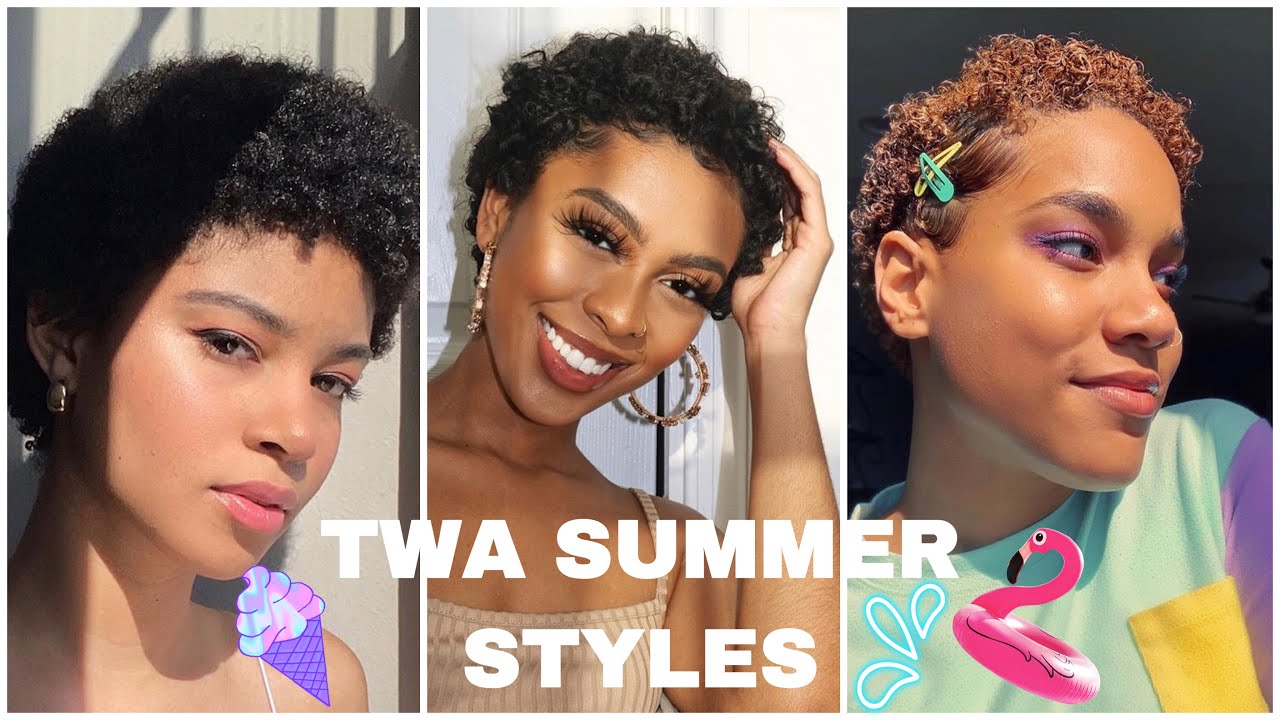 Cute TWA styles to try this summer - YouTube