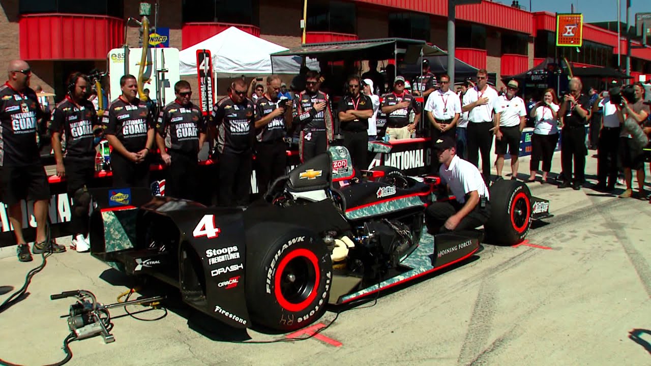 #4 Panther Car and the National Anthem - YouTube