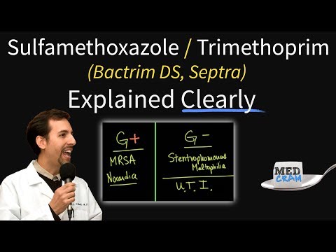 Sulfamethoxazole/Trimethoprim (Bactrim, Septra): Uses, Coverage, Dosage, UTI Treatment, Etc.