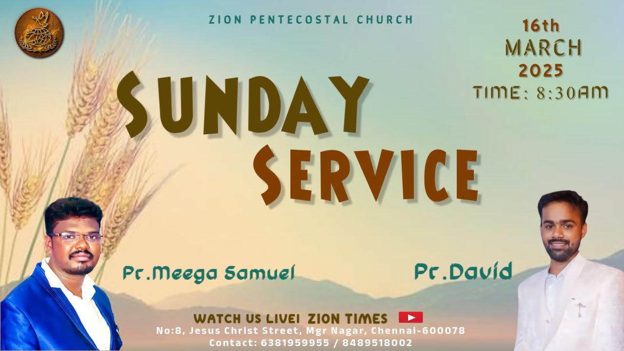 SUNDAY SERVICE - PART 2 ( 16/MAR/2025) - YouTube