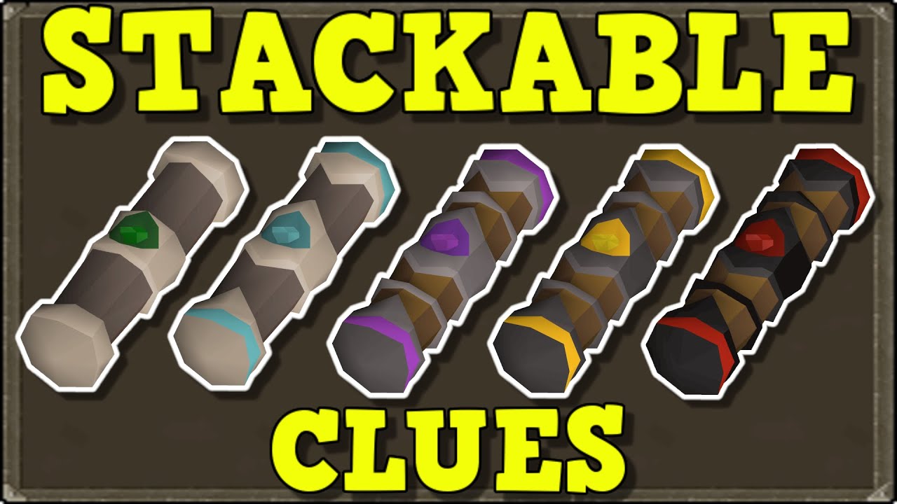 Stackable Clues Are Here! (OSRS) - YouTube