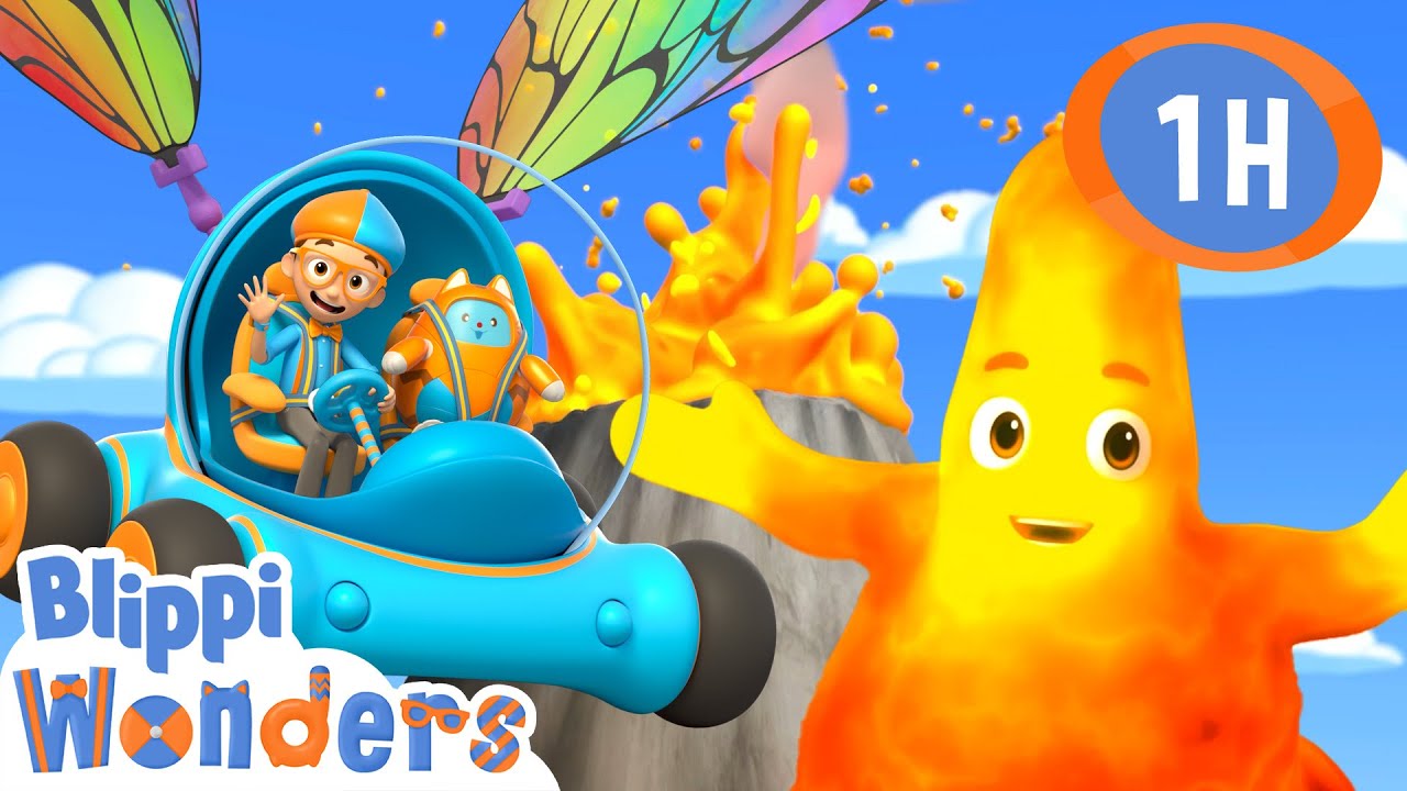 Blippi’s Big Eruption! 💥 🌋 | Blippi Wonders | Educational Kids Videos ...