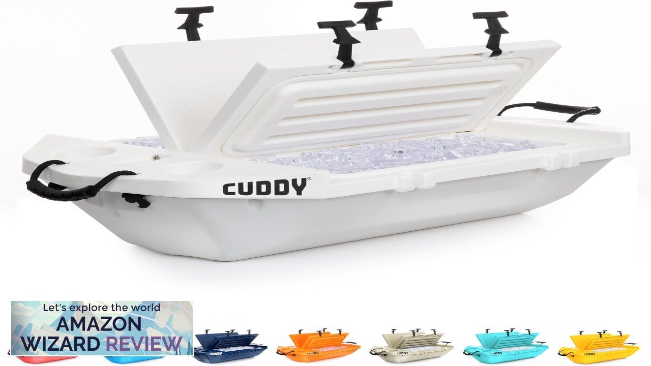 CUDDY Floating Cooler and Dry Storage Vessel – 40QT – Amphibious Hard ...