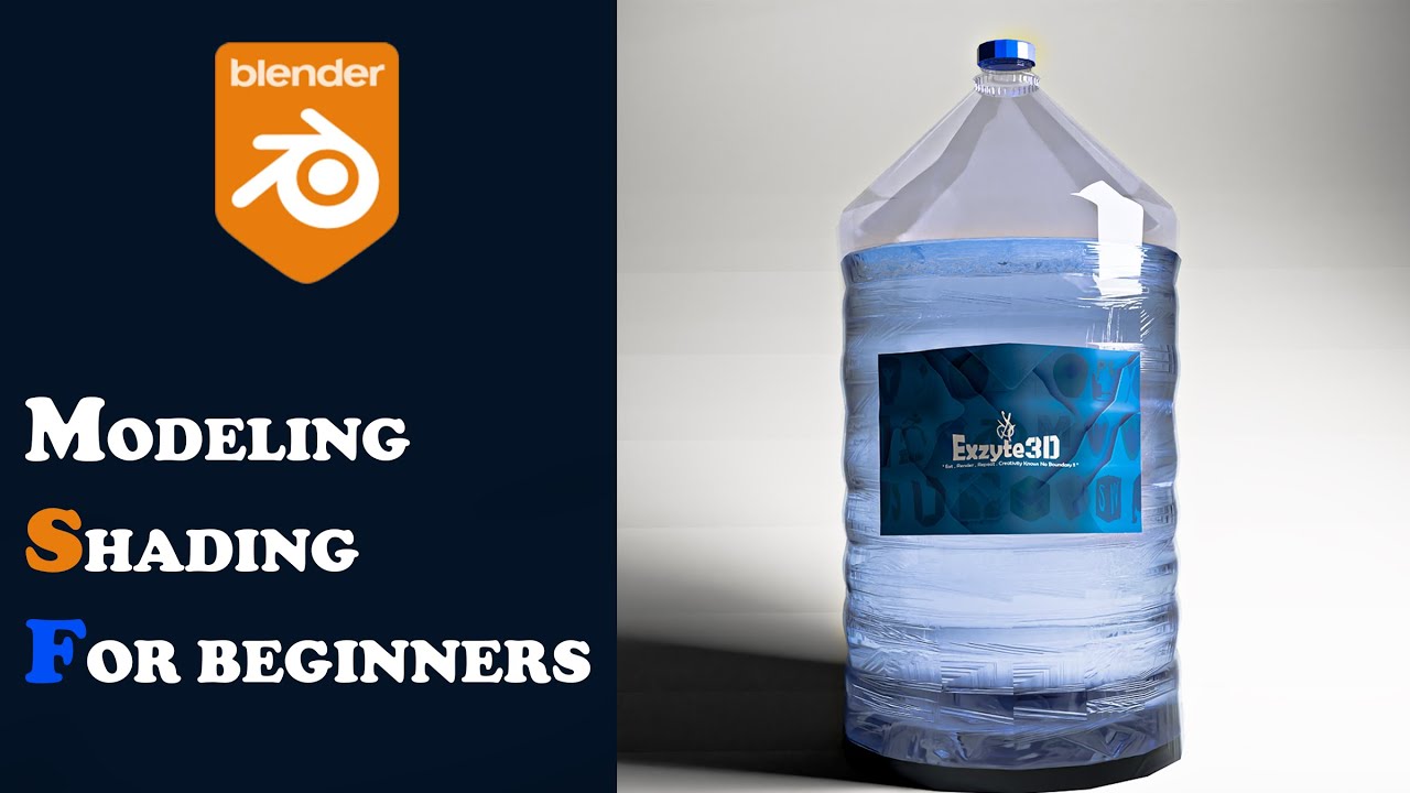 EASY Modeling and Shading for BEGINNERS in Blender - Blender Tutorial ...