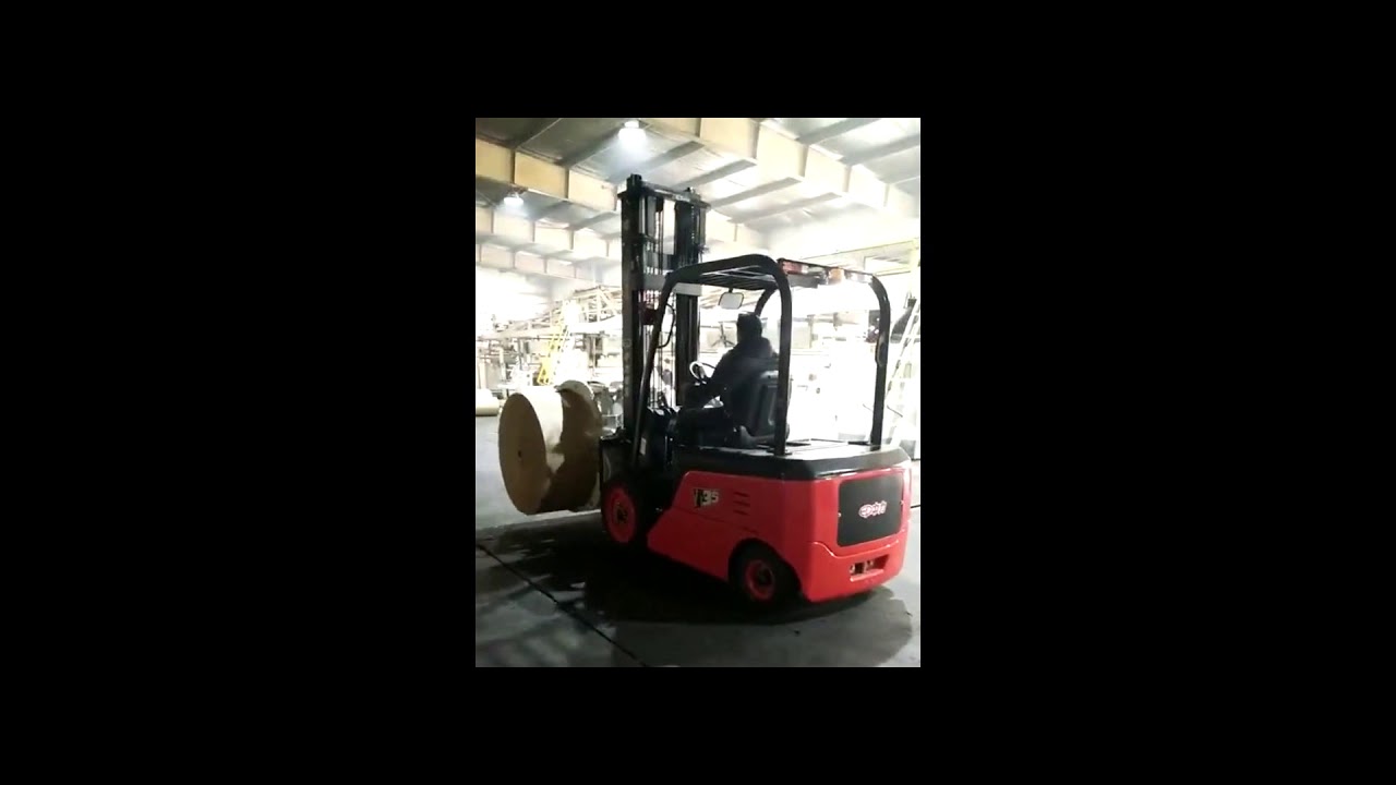 How to use Paper Roll Clamp to clamping horizontal paper rolls ...