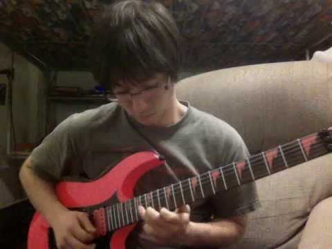 Paganini's 5th Caprice transposed to E minor for electric guitar - YouTube
