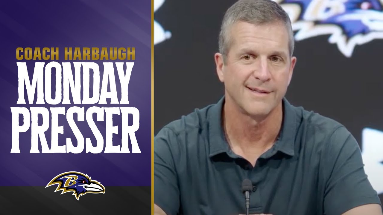 John Harbaugh: We Have a Lot of Work to Do | Baltimore Ravens - YouTube