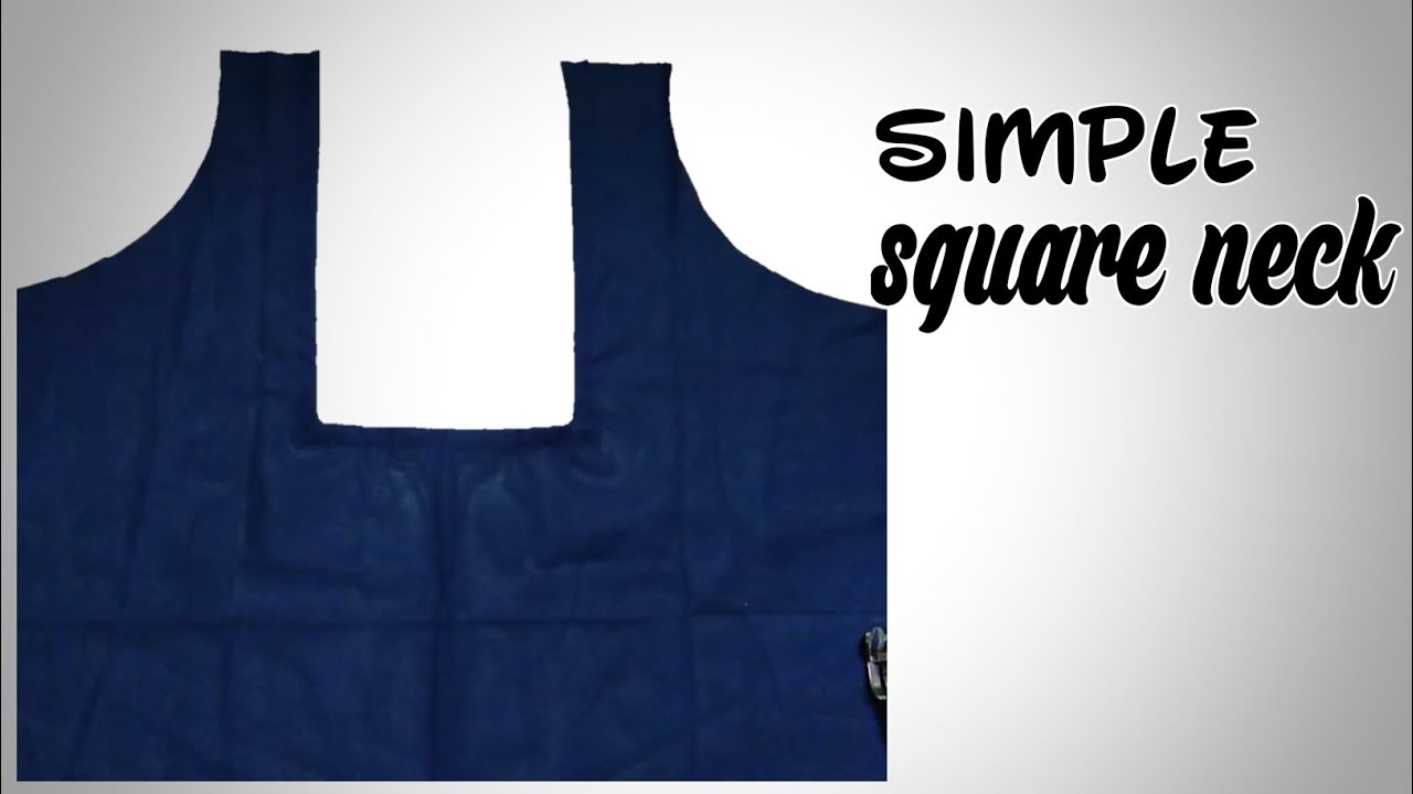 simple blouse square neck cutting and stitching | Rose sewing designs ...