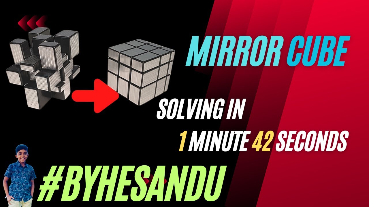 Mirror Cube | Solving 1 MINUTE 42 SECONDS | #ByHesandu #mirrorcube #rubikscube #speedsolving ...