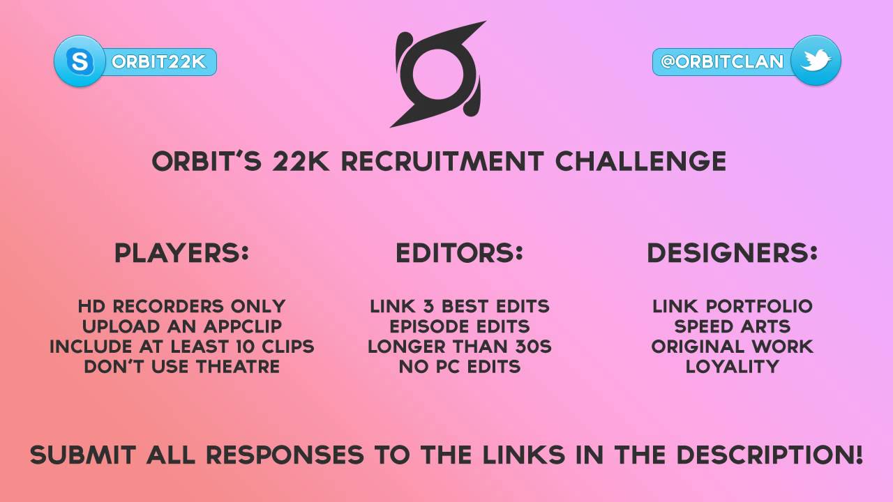 Orbit' 22k 'No Clan-Tag' Recruitment Challenge (Closed) - YouTube