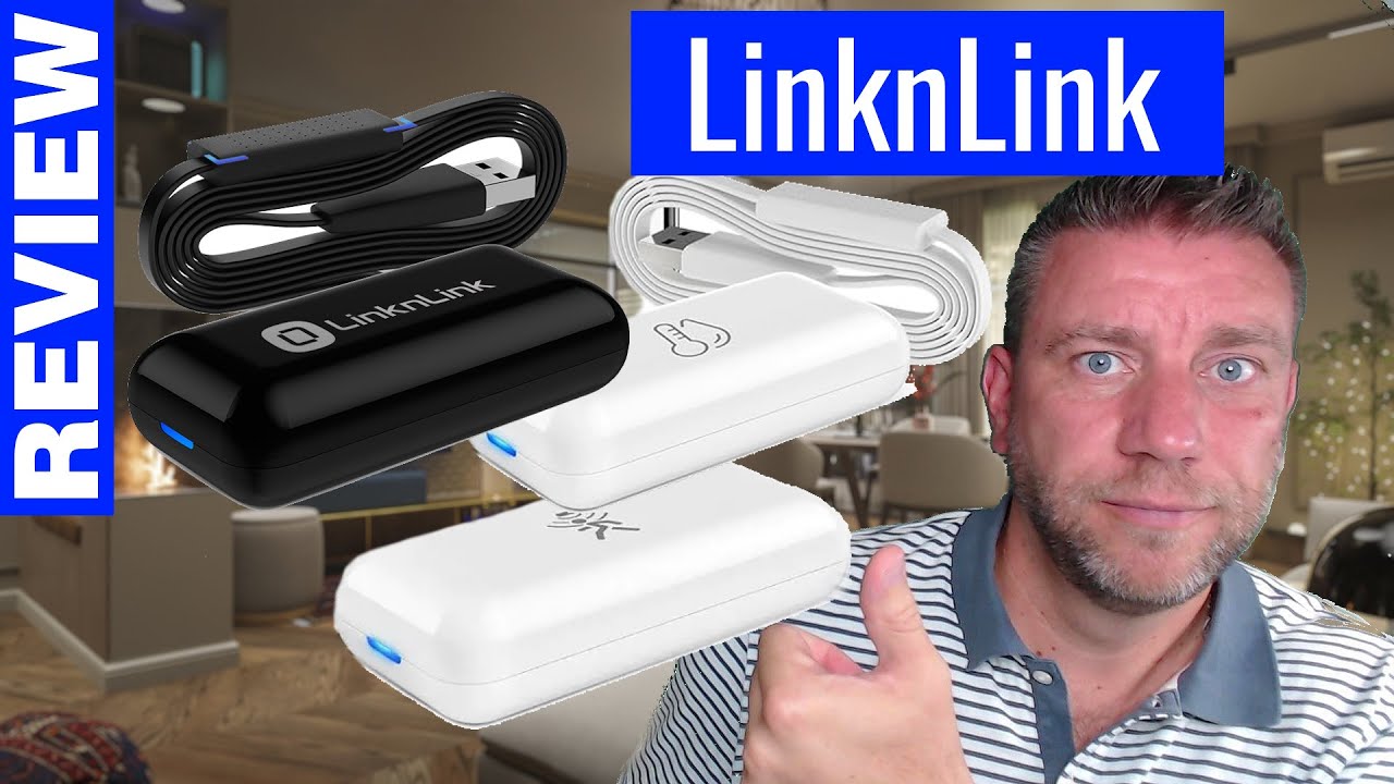 LinknLink: small sensor with infrared and RF support: - YouTube