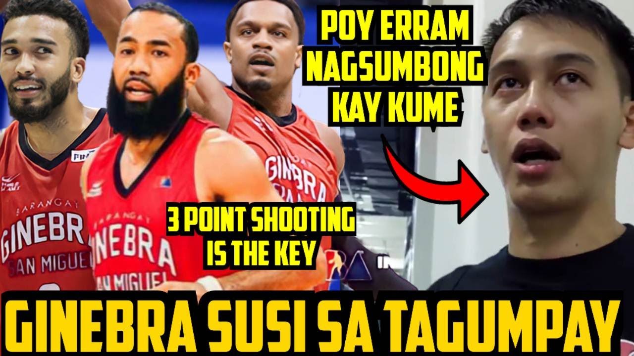 PBA LIVE : GINEBRA SUSI SA PANALO 3 POINT SHOOTING IS THE KEY POY ERRAM ...
