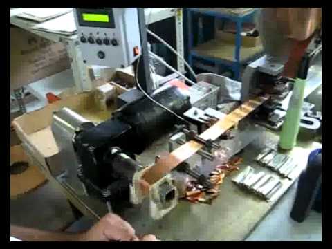 copper tape winding - YouTube