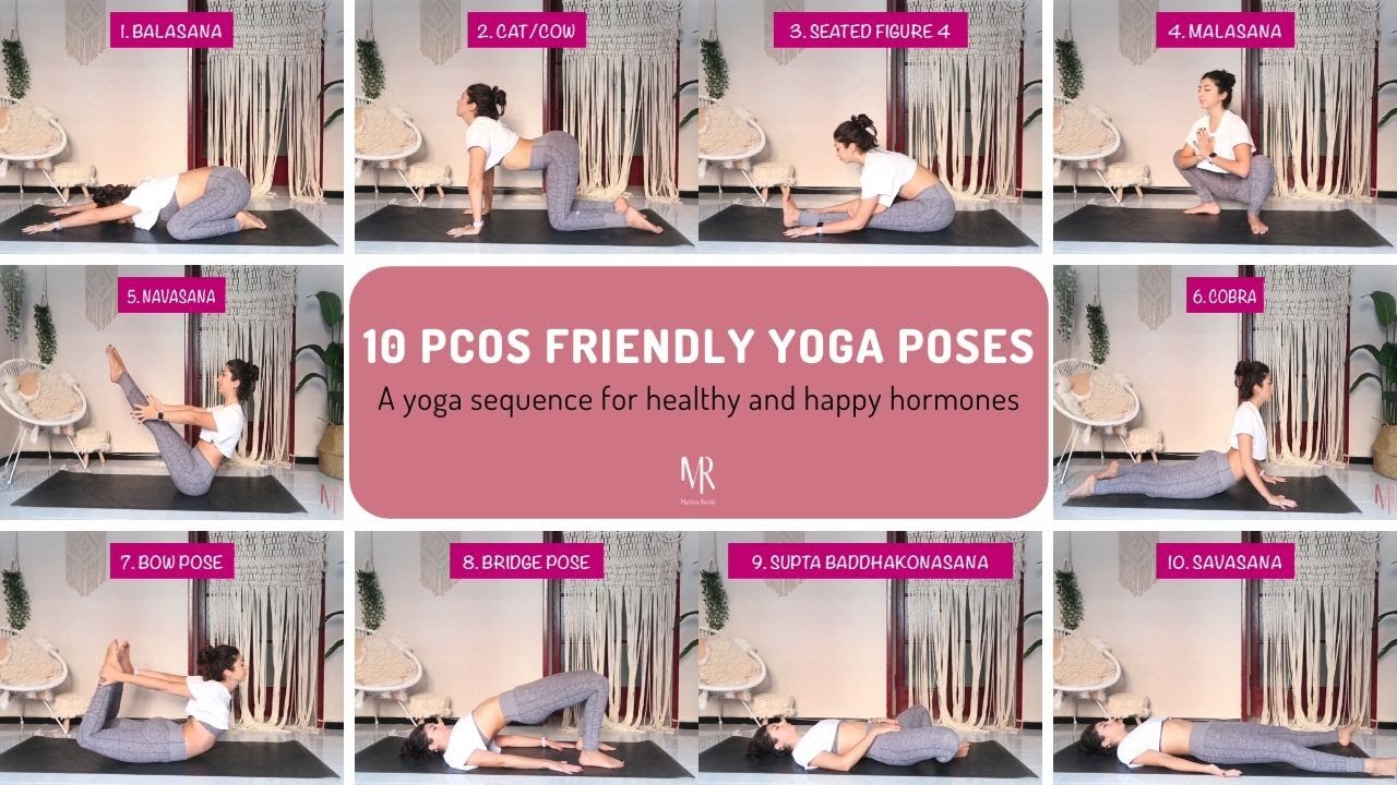10 PCOS friendly yoga poses 🧘🏻‍♀️ - YouTube
