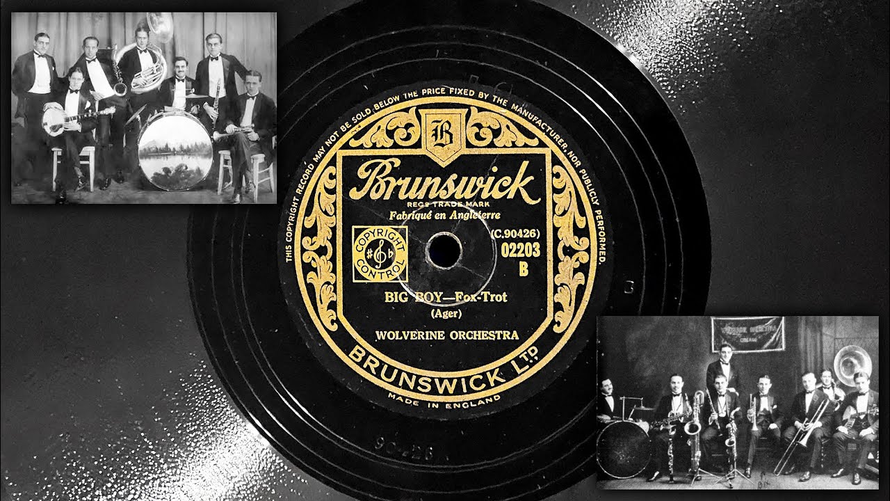 Big Boy - The Wolverine Orchestra w/ Bix Beiderbecke ~ 1924 - YouTube