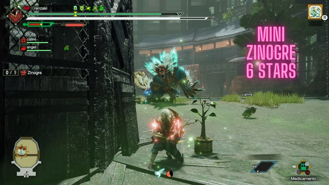 Monster Hunter Rise - Mini Zinogre en la Arena (6⭐) #MHR - Dobles ...