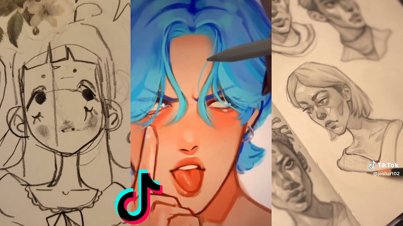 1 HOUR Of ALT Drawing ART - TikToks Compilation #4 - YouTube