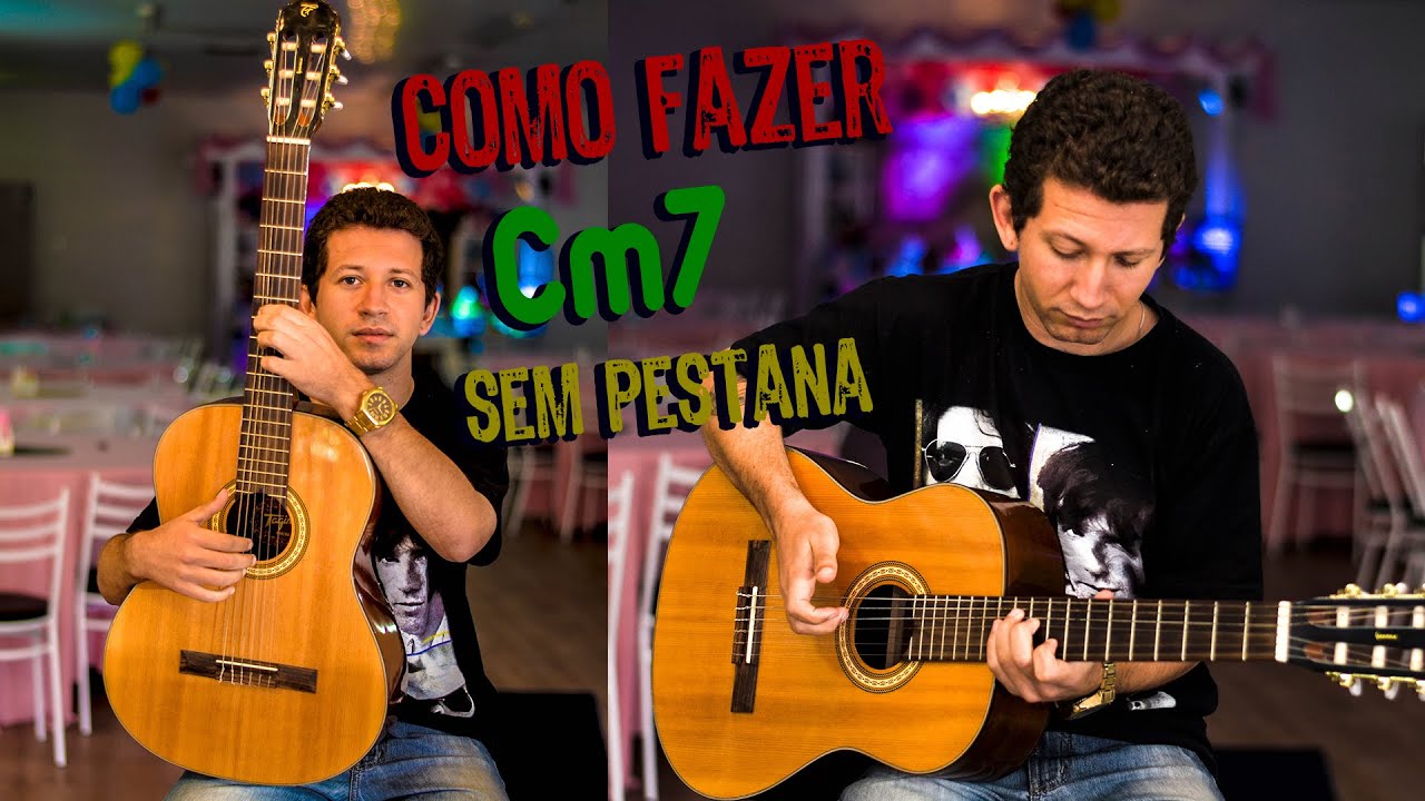 Como fazer DÓ MENOR com a SÉTIMA | sem pestana | Cm7 - YouTube