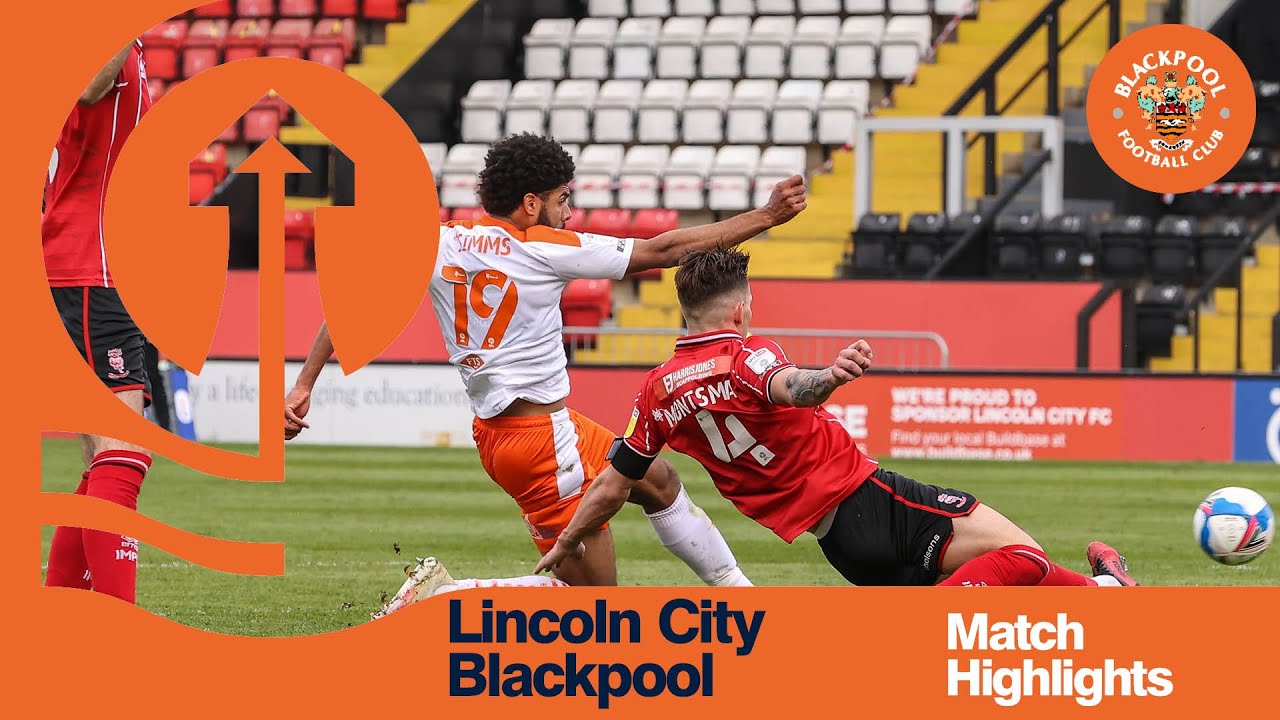 Highlights | Lincoln City 2 Blackpool 2 - YouTube