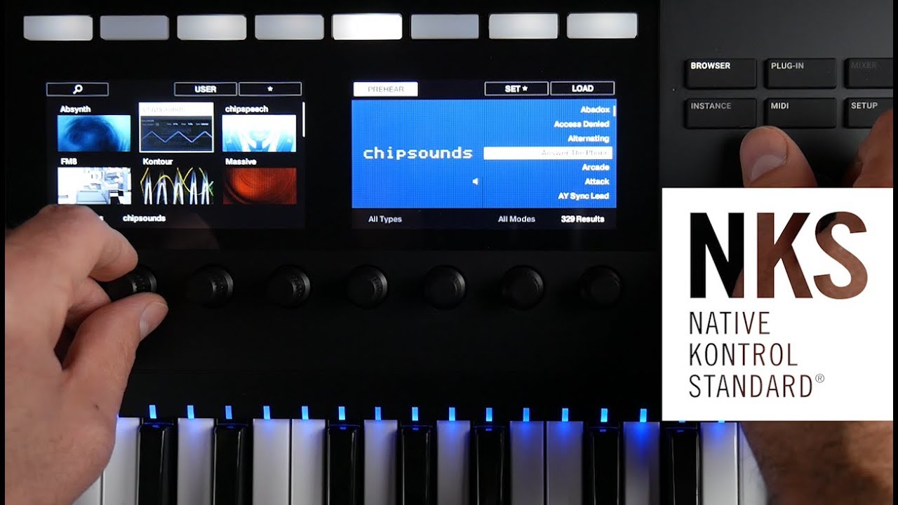 Walkthough: NKS-ready chipsounds/chipspeech on Komplete Kontrol MK2 ...
