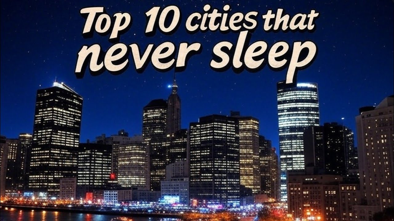 Top 10 cities that never sleep #kidslearning #citylife #nightlife # ...