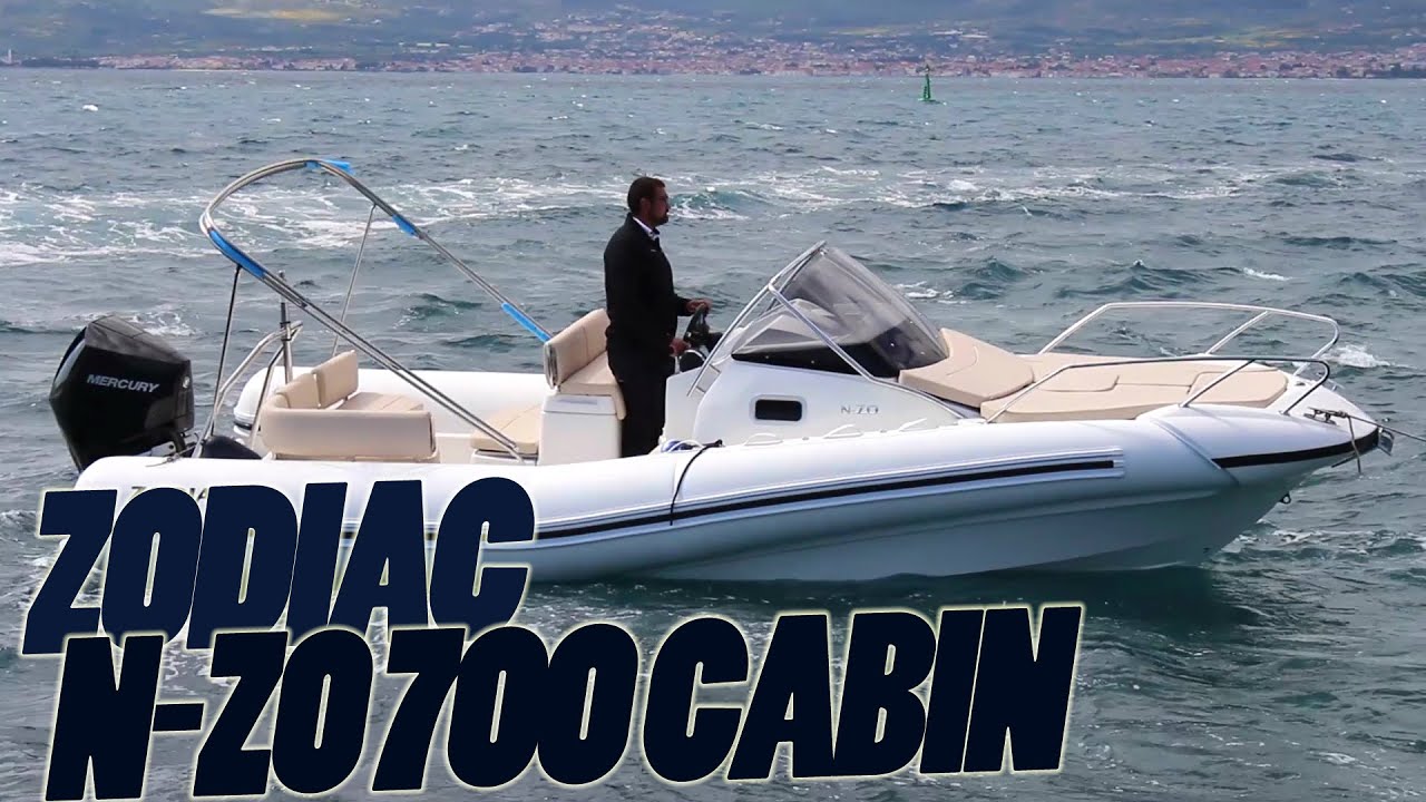Zodiac N-ZO 700 Cabin + Mercury 300 KS - YouTube
