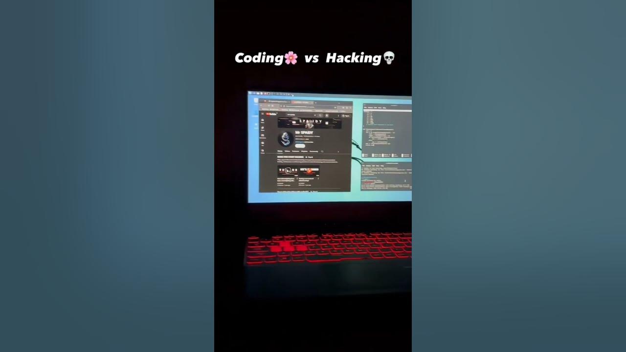 Coding vs hacking 💰 - YouTube