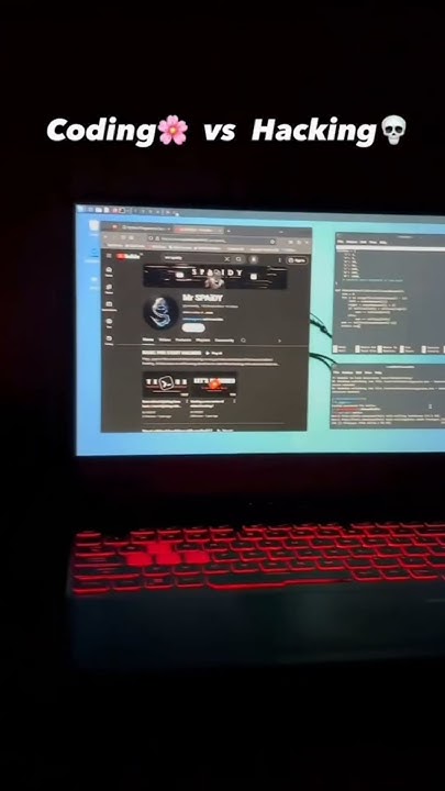 Coding vs hacking 💰 - YouTube