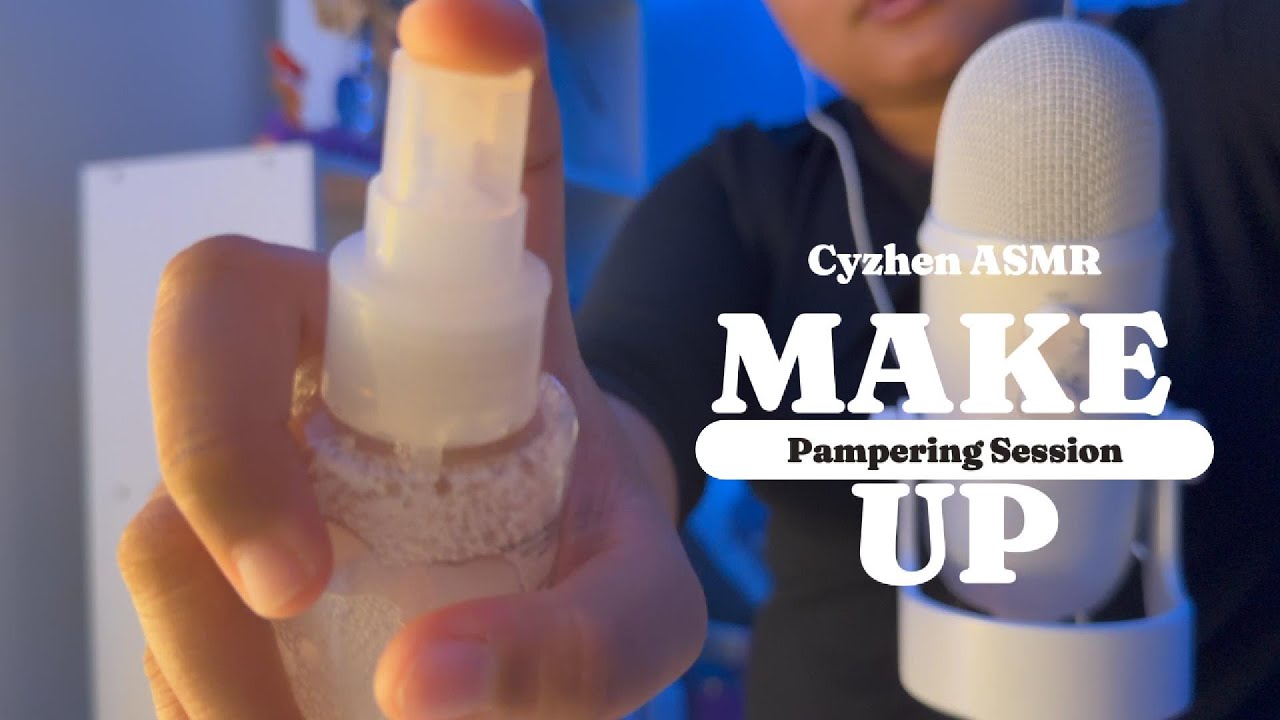Pampering Session: Tingly ASMR Makeup, Skincare & Soothing Sounds ...