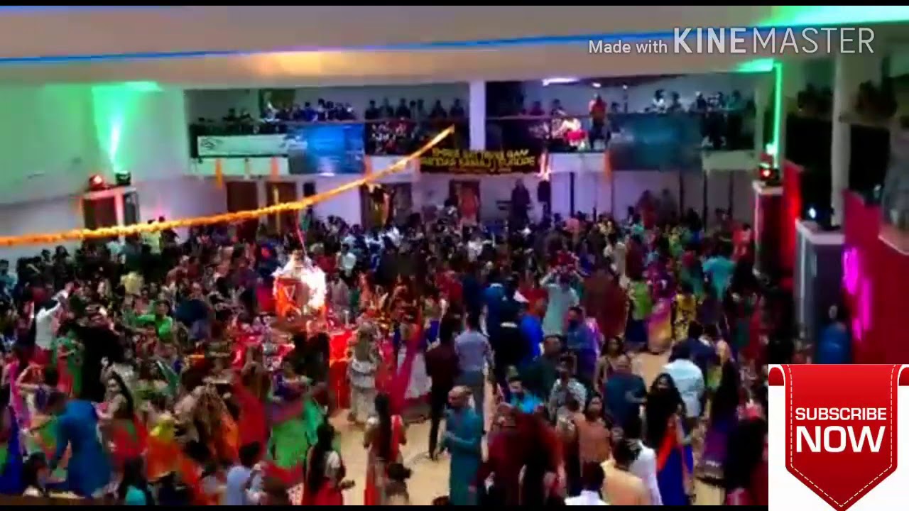 Navratri special Garba day 10 at satavis patidar Hall ||Wembley 2017 ...