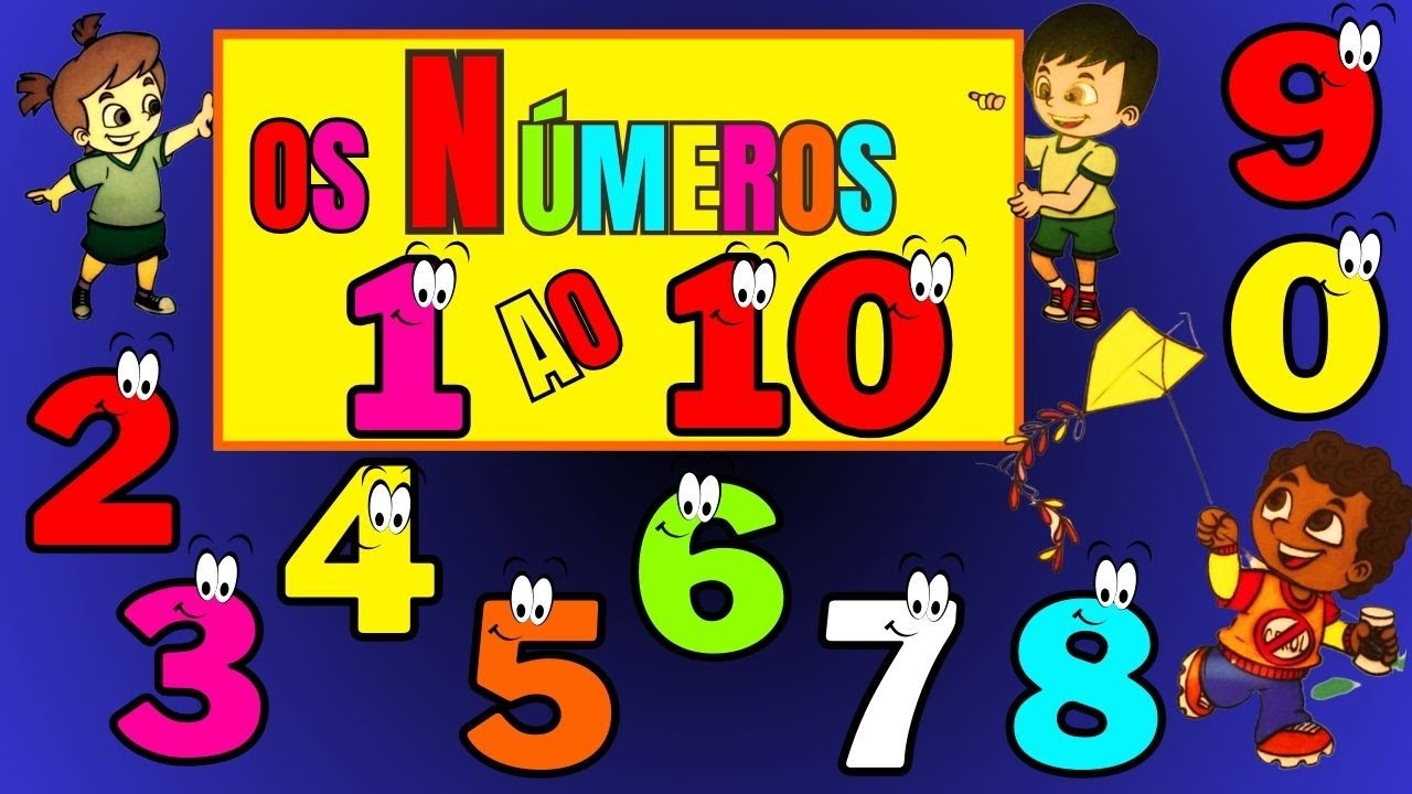 APRENDENDO OS NÚMEROS DE 1 AO 10 / VÍDEOS EDUCATIVOS PARA CRIANÇAS ...