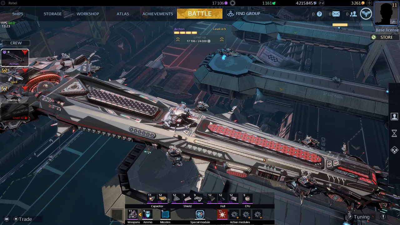 Star Conflict: setting up first destroyer part 1 - YouTube