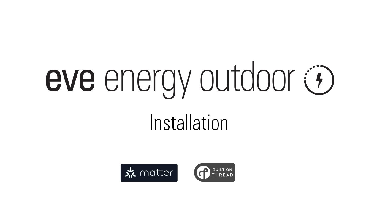 Eve Energy Outdoor Installation (English) - YouTube